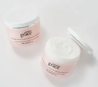 PHILOSOPHY Grace & Love Whipped Body Creme 8oz Duo