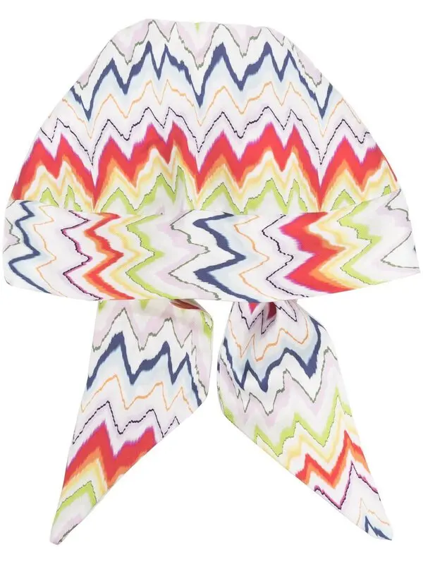 MISSONI Zigzag Silk Baseball Cap. New MISSONI Zigzag Silk Baseball Cap. New Women main image 3