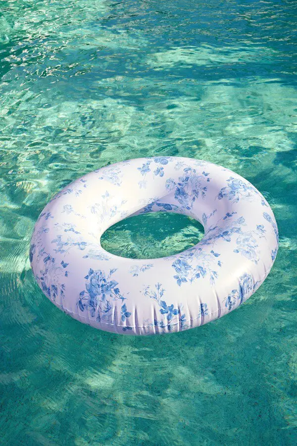 Buy LoveShackFancy Everblooming Rosettes Pool Float - Blue At 40% Off ...