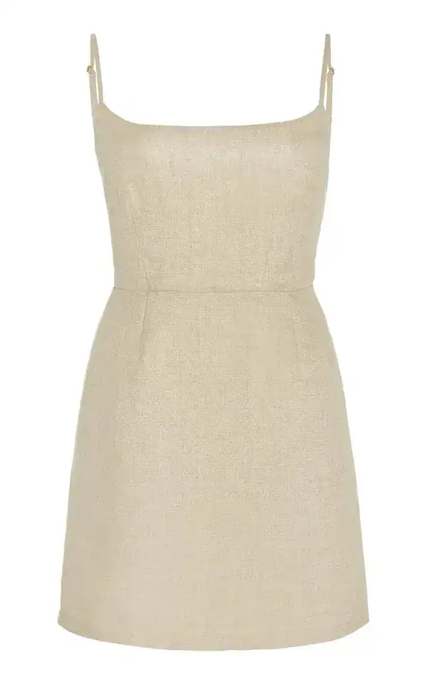 cold shoulder a line dress Chic Spaghetti Strap Chiffon Midi Bridesmaid Dress with Ruffles Sleeve main image 1
