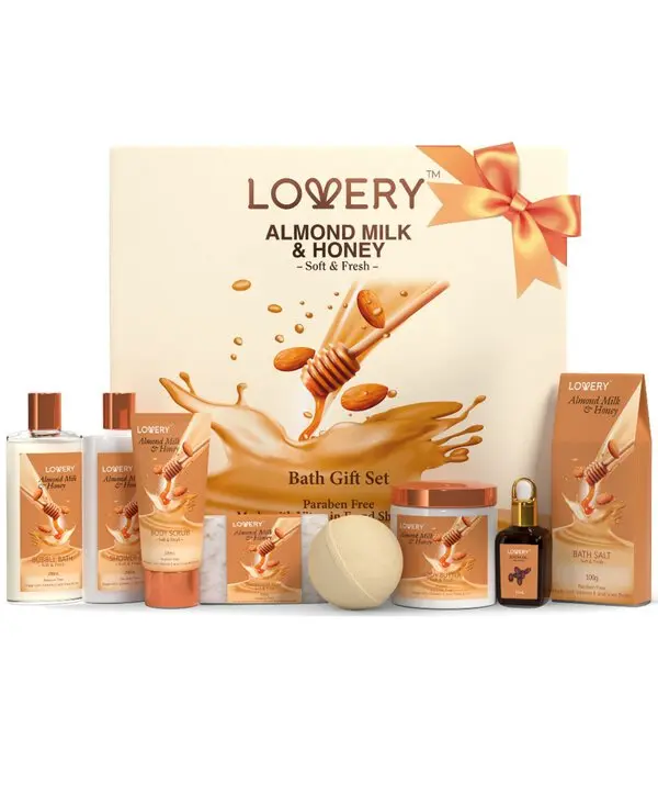 LOVERY Almond Milk And Honey Spa Kit