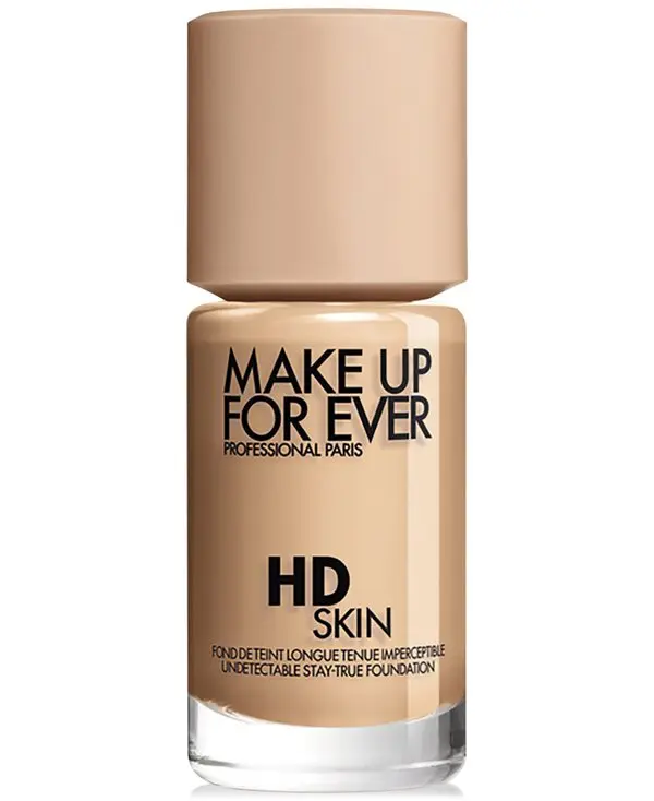 MAKE UP FOR EVER Hd Skin Waterproof Natural Matte Foundation 1r12 - 2y20 - Warm Nude (for Light To Medium Sk