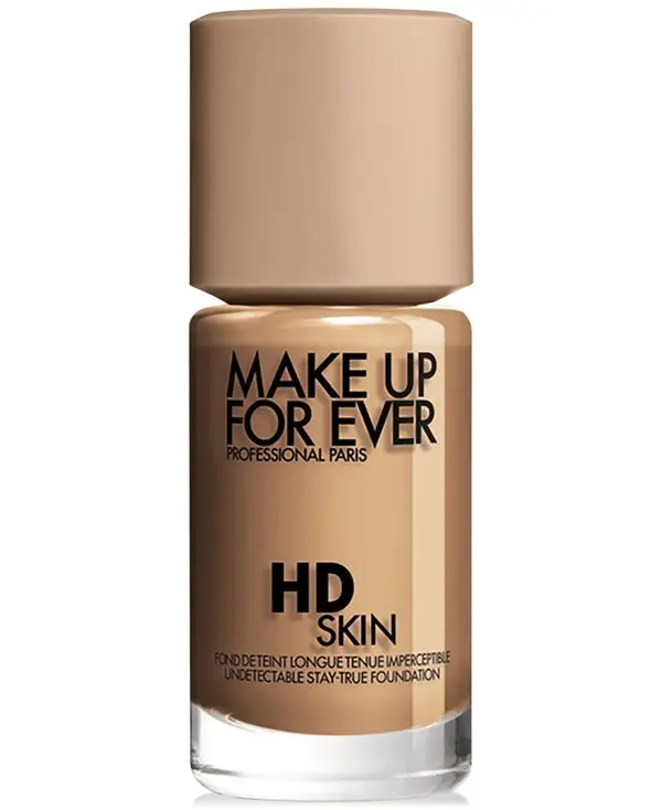 MAKE UP FOR EVER Hd Skin Waterproof Natural Matte Foundation 4r78 - 3n42 - Amber (for Medium To Tan Skin Ton