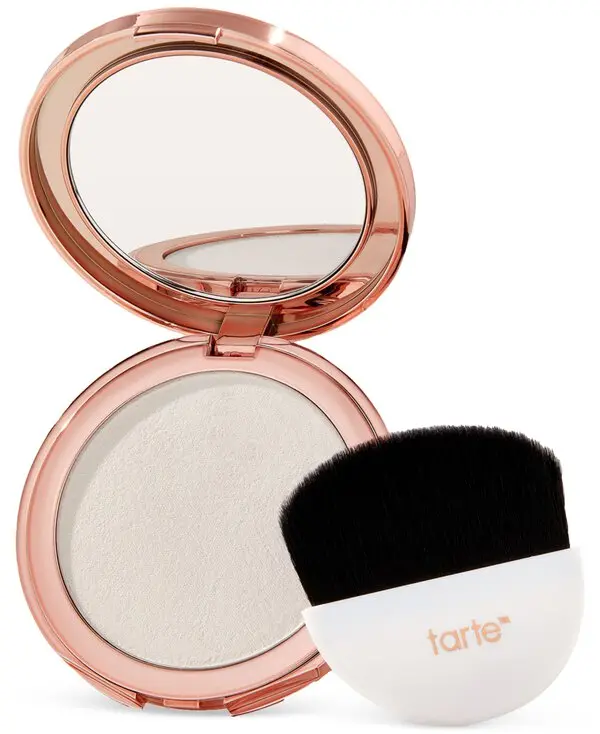 TARTE Smooth Operator Amazonian Clay Pressed Setting Powder & Brush - Translucent