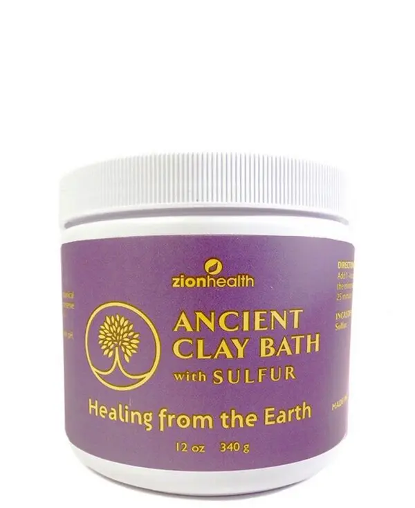 ZION HEALTH Clay Bath With Sulfur