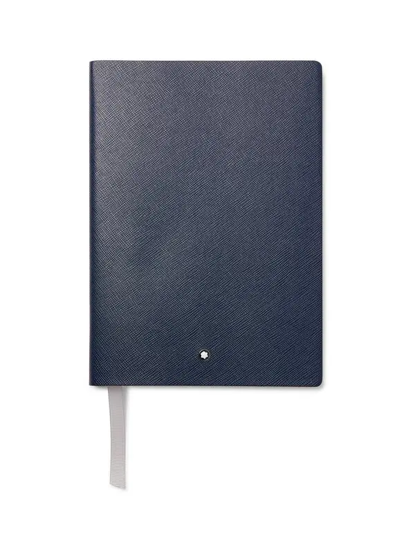 Mont Blanc 146 Full-grain Leather Notebook - Blue | Editorialist