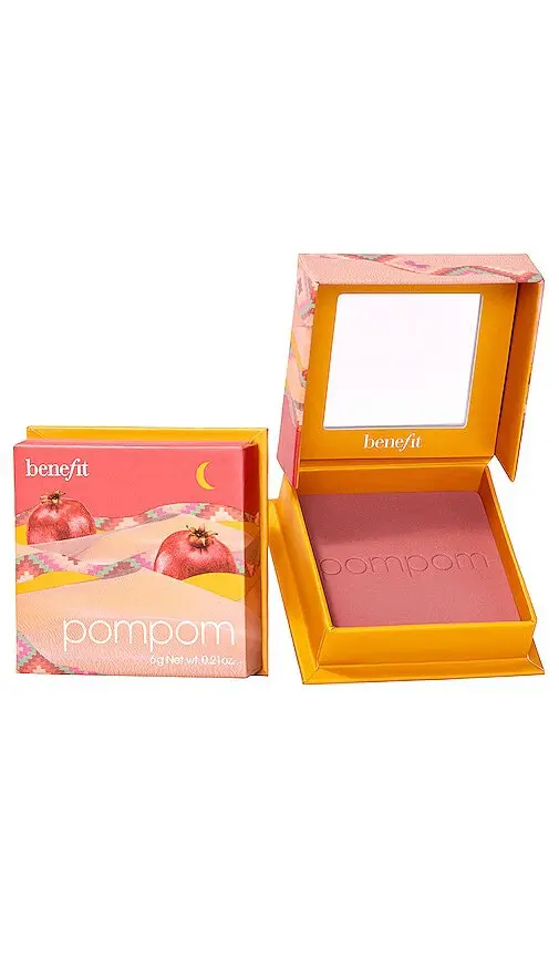 BENEFIT COSMETICS Wanderful World Silky-soft Powder Blush - Pompom Matte Finish