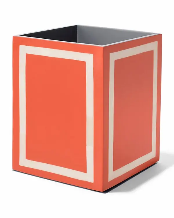 LADORADA Coral & Bone Wastebasket