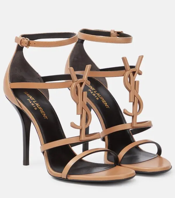 ysl beige sandals