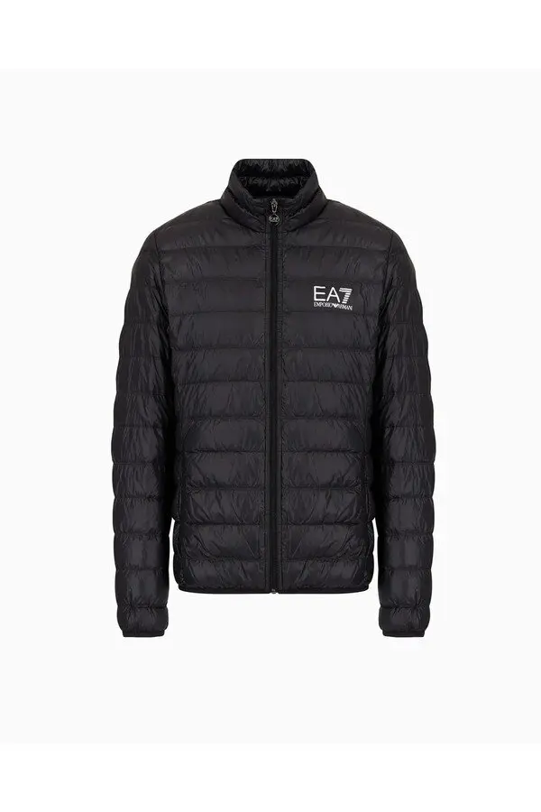 Emporio Armani Packable Core Identity Puffer Jacket - Black