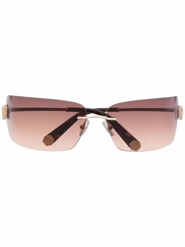 Philipp Plein Irresistible Rimless Sunglasses In Gold - 40  display picture 1