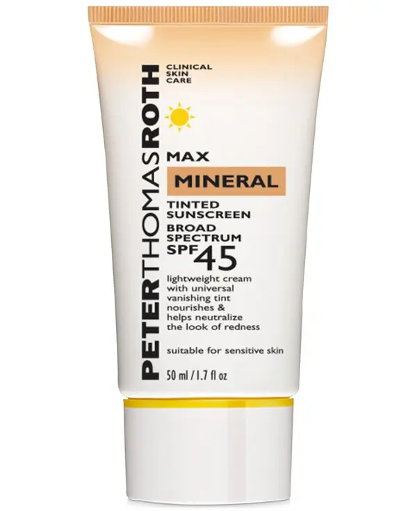 PETER THOMAS ROTH Max Mineral Tinted Sunscreen Spf 45 - No Color