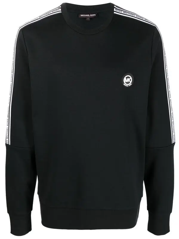 Michael Kors Logo-patch Sweatshirt - Black