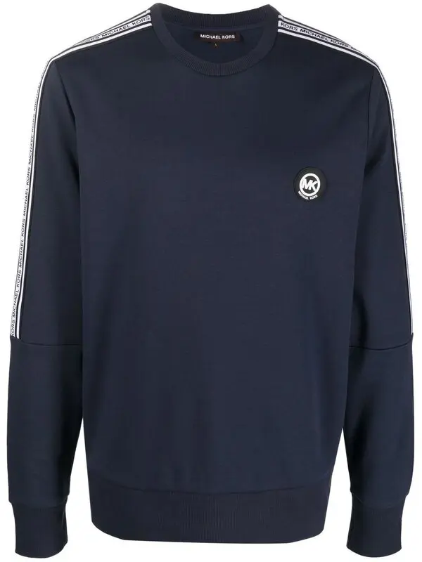 Michael Kors Logo-patch Sweatshirt - Blue