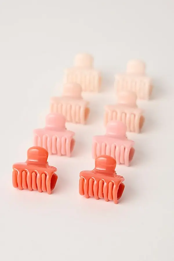 KITSCH Recycled Plastic Mini Claw Clips - Multicolor