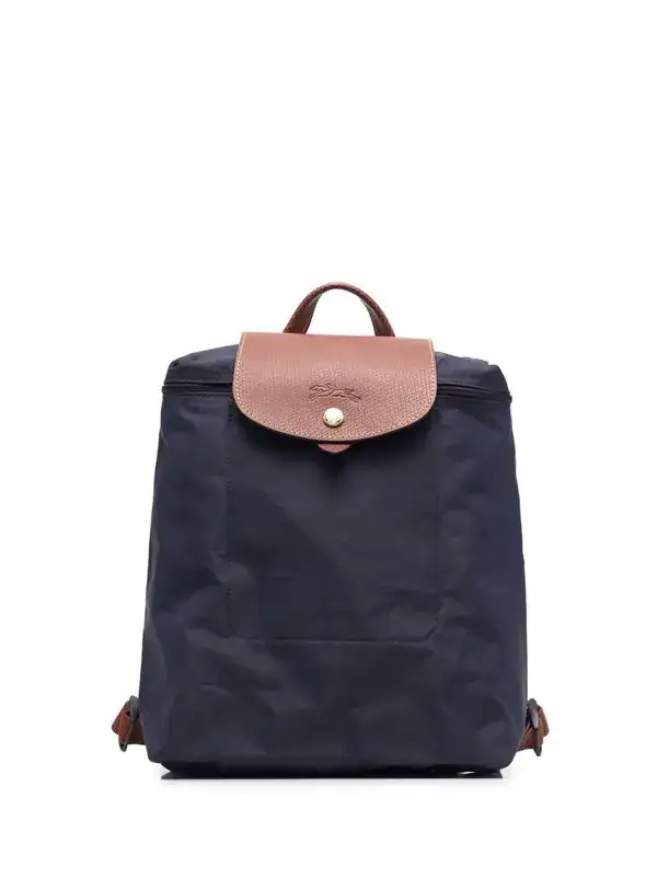 Longchamp Le Pilage Original Backpack - Blue | Editorialist