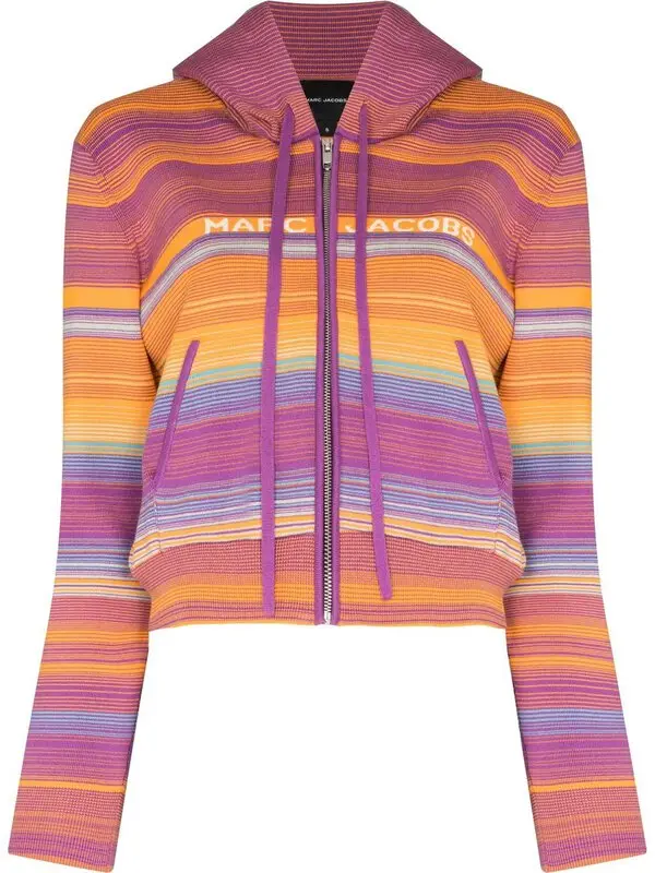 Marc Jacobs Cropped Zip Hoodie