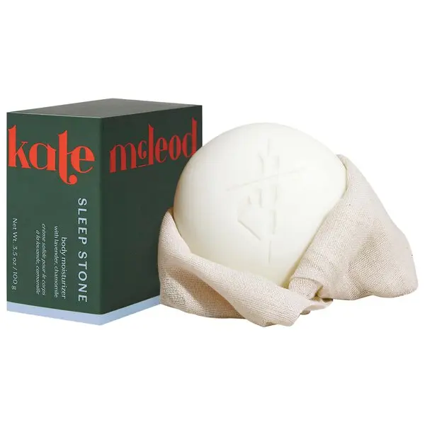KATE MCLEOD The Body Stone Deep Moisturizing Cocoa Butter Lotion Bar For Dry Skin Treatment Sleep Stone