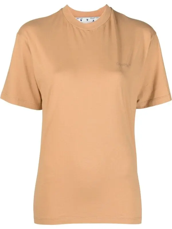 Off-White Diag-print T-shirt - Orange