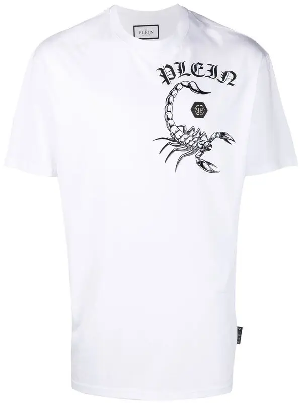 Philipp Plein Chest Logo-print Detail T-shirt - White