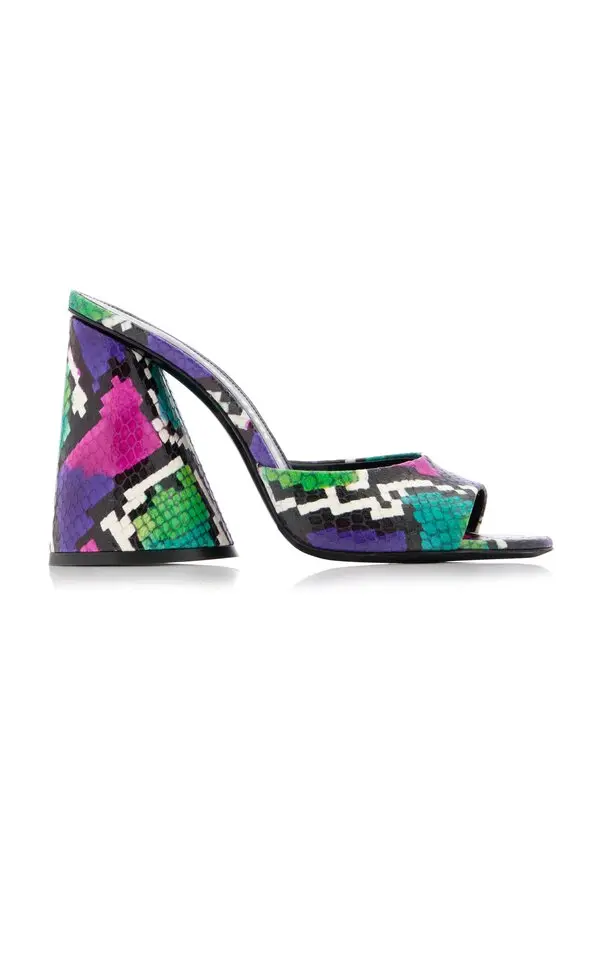 Attico Luz Leather Mules