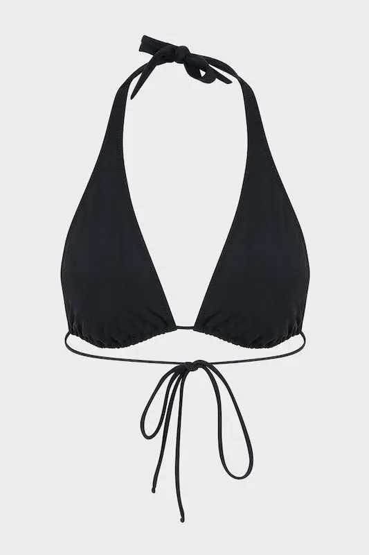 IAMNOTBASIC Pinarello Bikini Top - Black | Editorialist