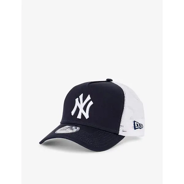 New Era Trucker Baseball Cap - Navy/white