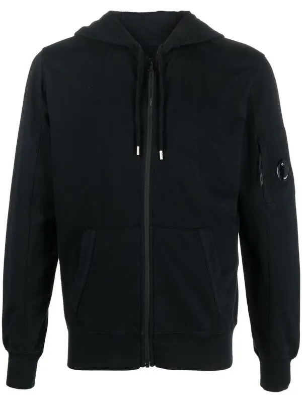 C.P. COMPANY Zipped Hoodie With Logo