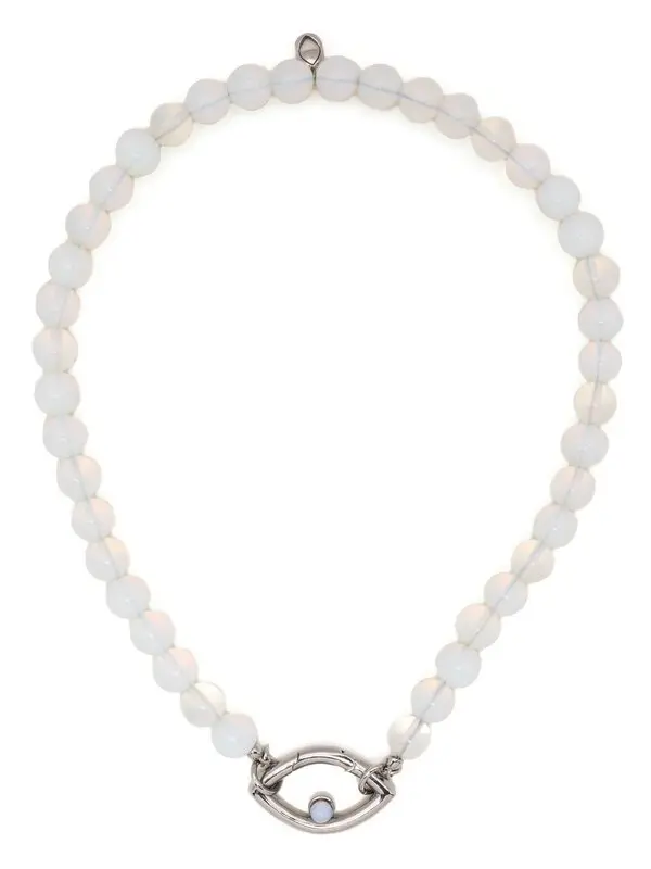 CAPSULE ELEVEN Beaded Pendant Necklace - Silver