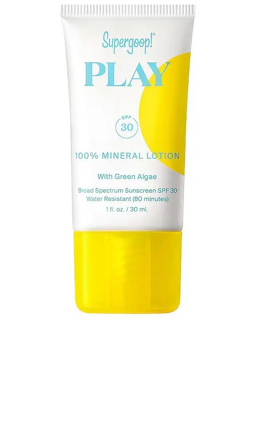 SUPERGOOP Play 100% Mineral Lotion Spf 30 With Green Algae 1 Fl. Oz - N,a