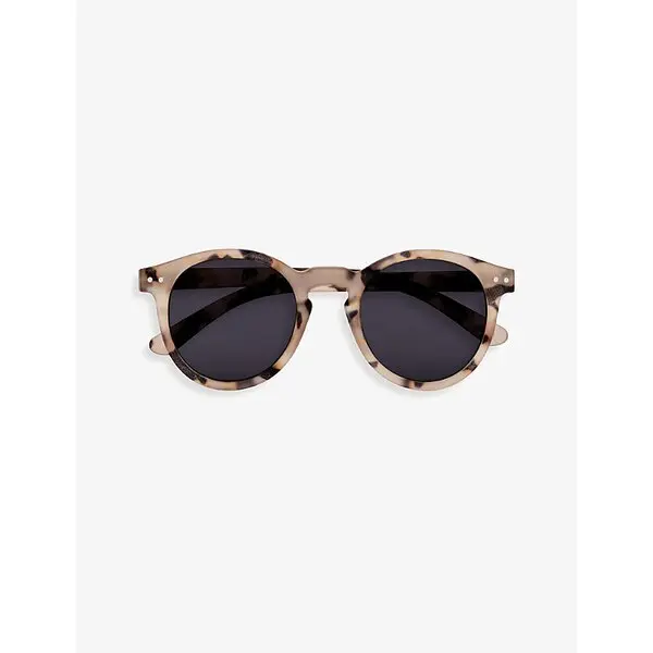 IZIPIZI Sunglasses With Round Frame - Beige/black