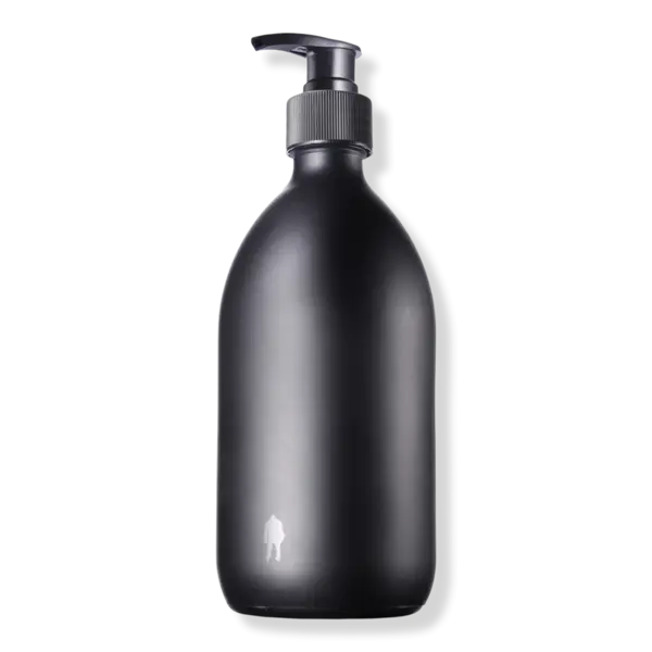 BEAST Reusable Matte Black Glass Hand Wash Bottle