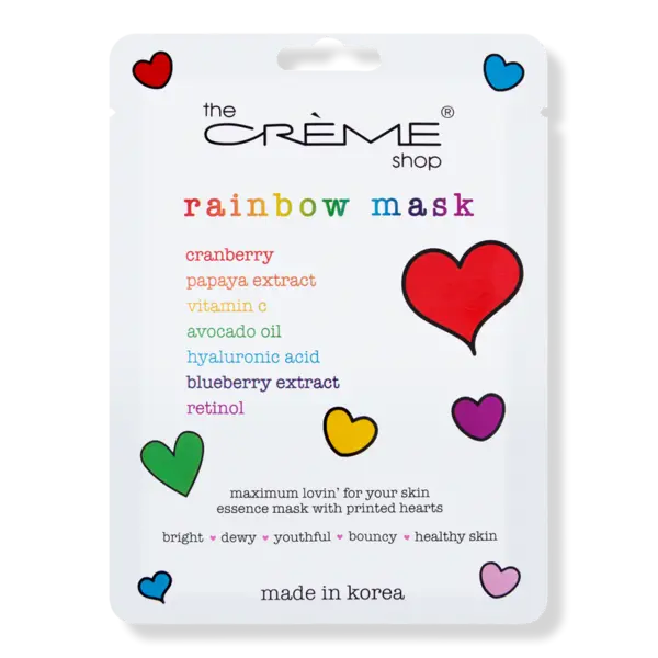 THE CREME SHOP Rainbow Face Mask