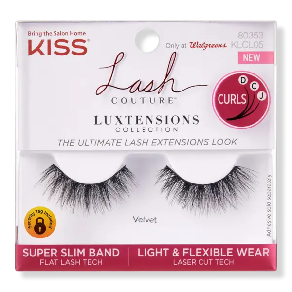 Kiss Lash Couture Luxtensions, Velvet