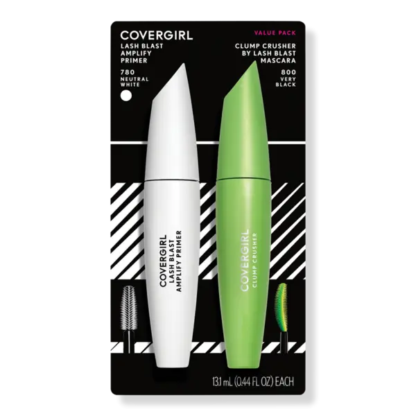 COVERGIRL Clump Crusher + Lash Blast Amplify Eyelash Primer Pack