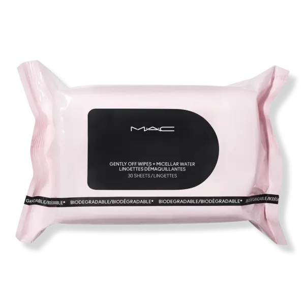 MAC COSMETICS Mini Gently Off Wipes + Micellar Water Makeup Remover Wipes - One-color