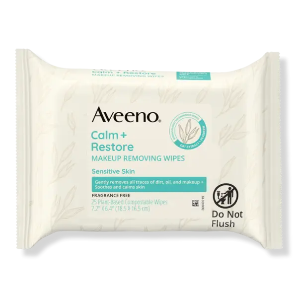 AVEENO Calm + Restore Makeup Remover Wipes