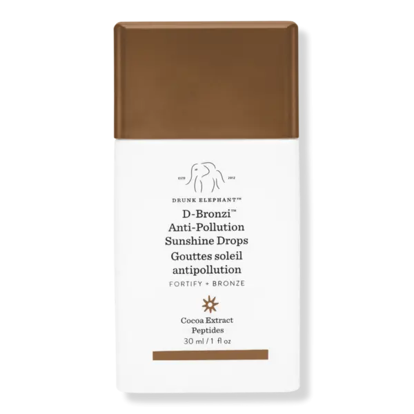 Drunk Elephant D-bronzi Anti-pollution Bronzing Drops With Peptides