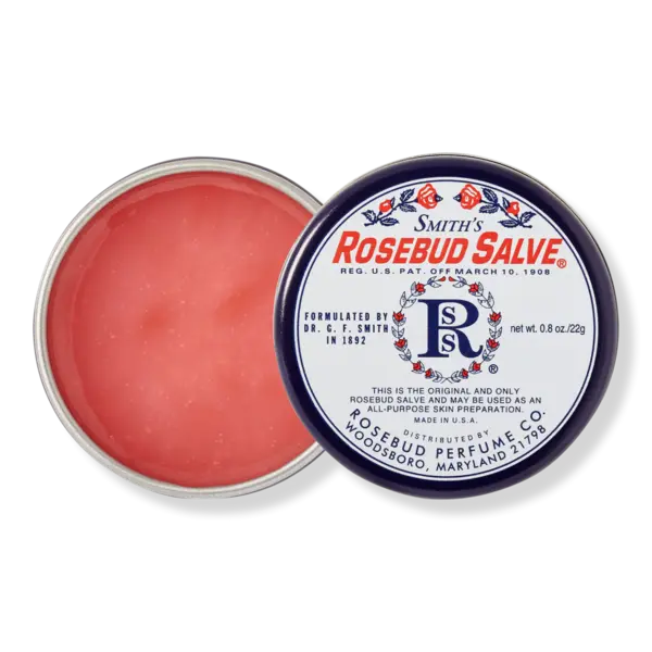 ROSEBUD PERFUME CO. Smith's Lip Balm Rosebud Salve Tin