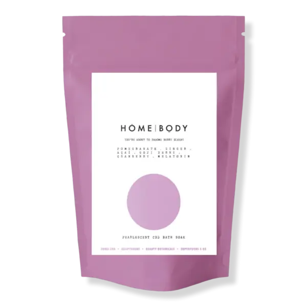 HOMEBODY You're About To Become Berry Sleepy Pearlescent Cbd Bath Soak