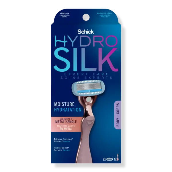 SCHICK Hydro Silk Rose Gold Metal Handle Razor