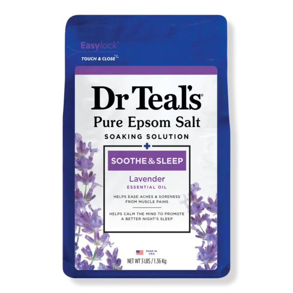 DR TEAL'S Soothe & Sleep With Lavender Pure Epsom Salt Soaking Solution
