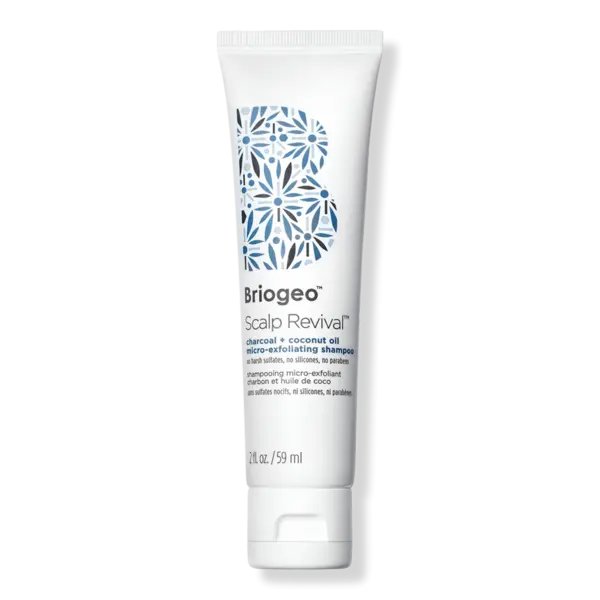 BRIOGEO Travel Revival Charcoal + Coconut Oil Micro-exfoliating Shampoo