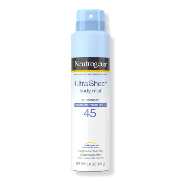 Neutrogena Ultra Sheer Lightweight Sunscreen Spray Spf 45