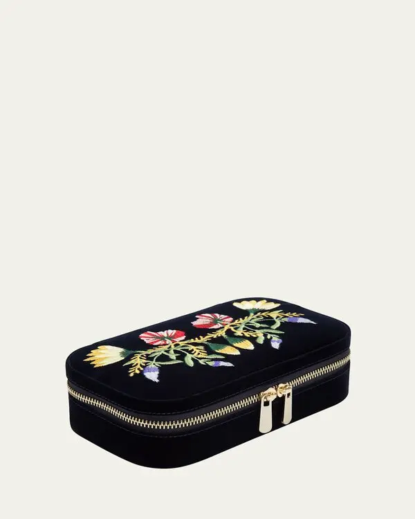 Wolf Zoe Travel Zip Case - Indigo