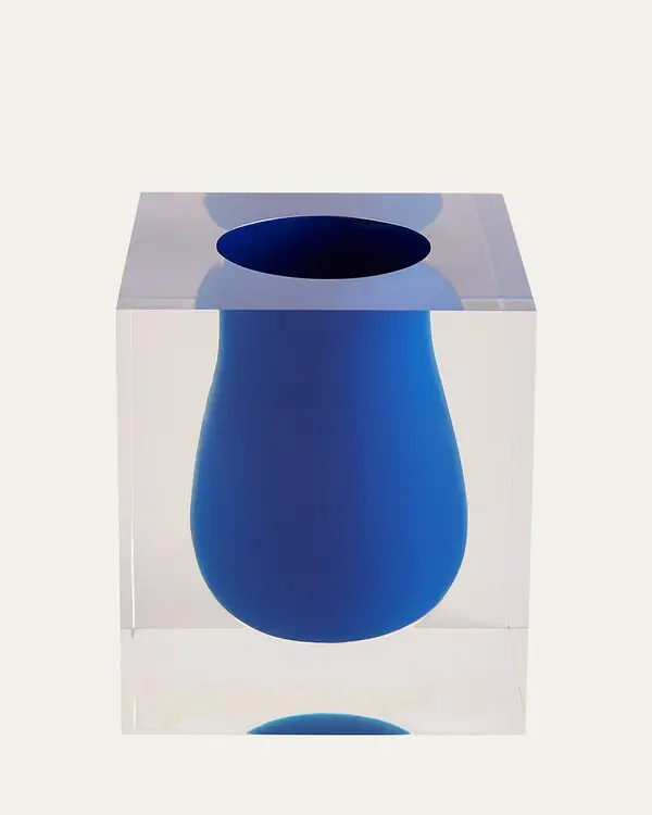 Jonathan Adler Bel Air Scoop Vase - Cobalt
