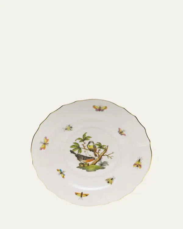 HEREND Rothschild Bird Salad Plate #2 - No-color