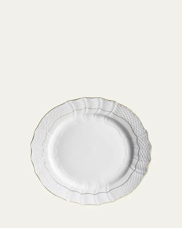 HEREND Golden Edge Service Plate - One-color