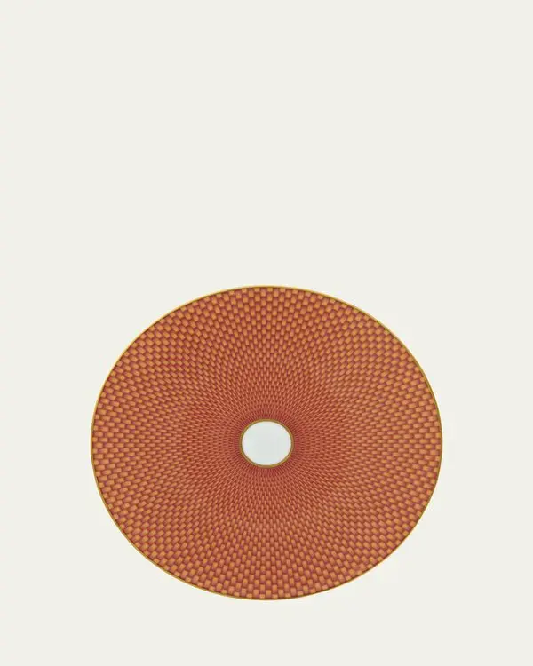RAYNAUD Tresor Orange Dessert Plate