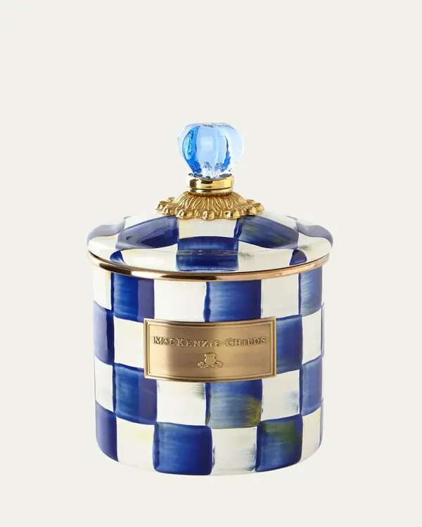 MACKENZIE-CHILDS Royal Check Small Canister